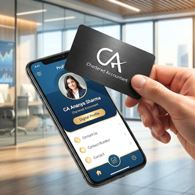 PVC NFC Card for Chartered Accountants | TapMo – TapMo India Pvt. Ltd.