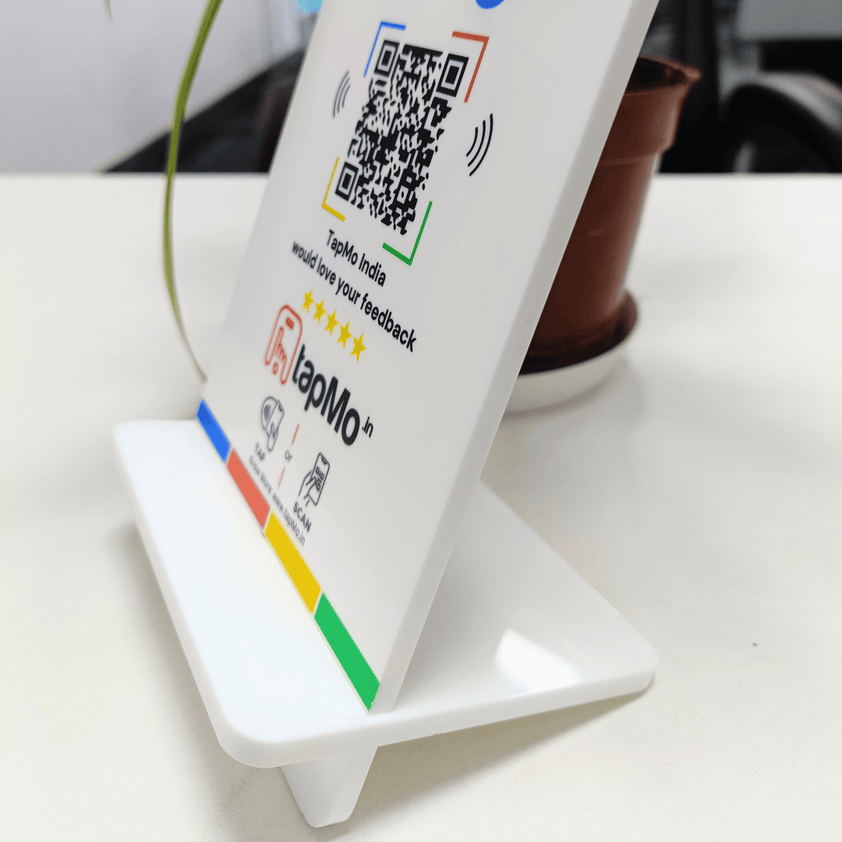 Enhance Online Presence: Smart Standee for Google Reviews - TapMo – TapMo India Pvt. Ltd.