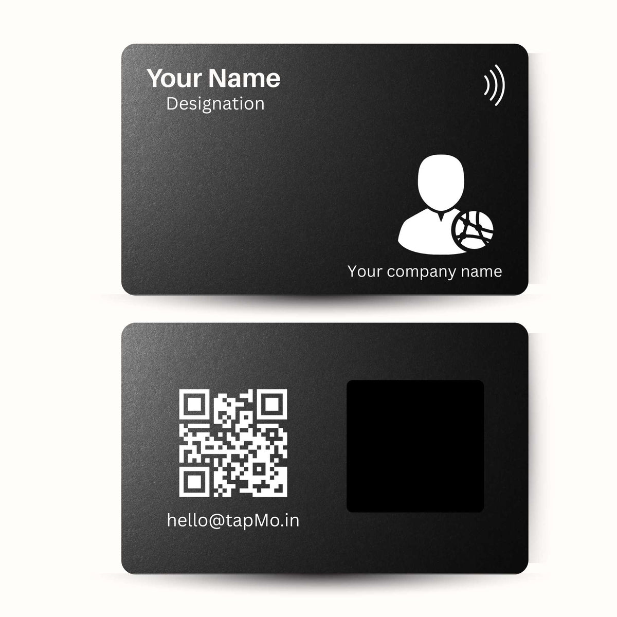 Black Metal NFC Card for System & Network Administrators – TapMo India ...