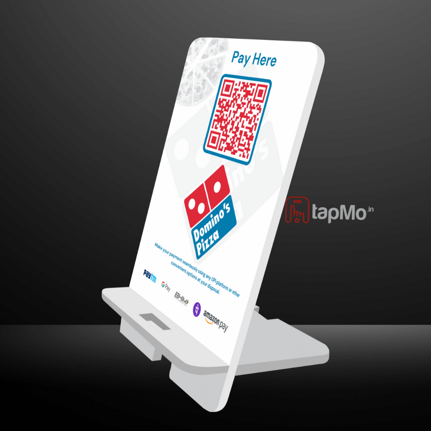 Customized QR Code Standee | Personalized Design for UPI Payments ...