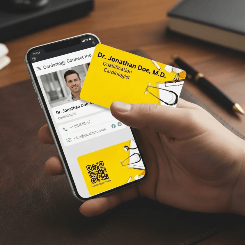 Corporate PVC NFC Card for Hospitals | TapMo Digital Card – TapMo India ...