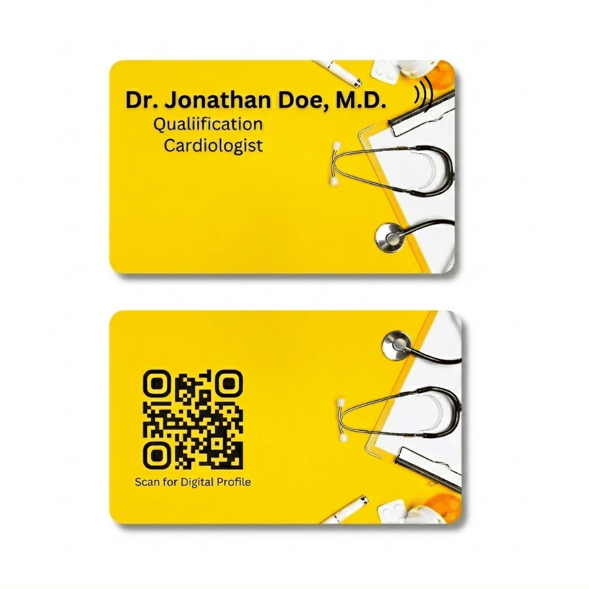 Corporate PVC NFC Card for Hospitals | TapMo Digital Card – TapMo India ...