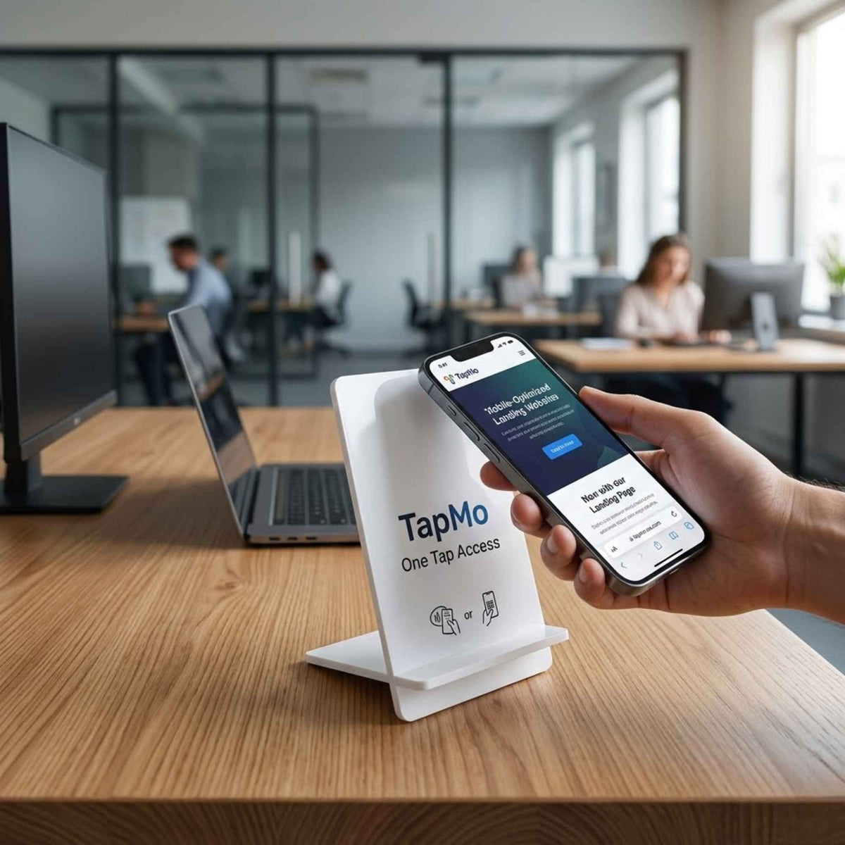 NFC Website Link Sharing Standee | TapMo Smart Standee – TapMo India ...
